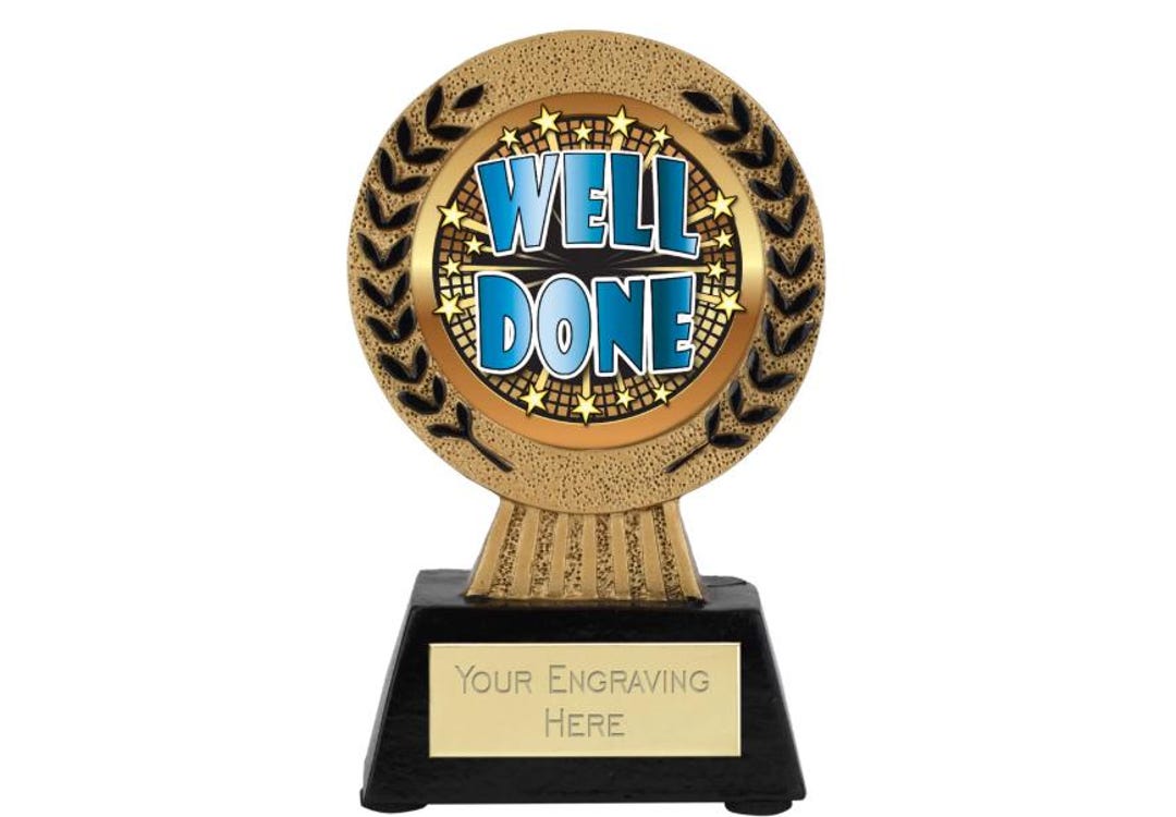 Well Done Award - Personalized Engraving - Etsy