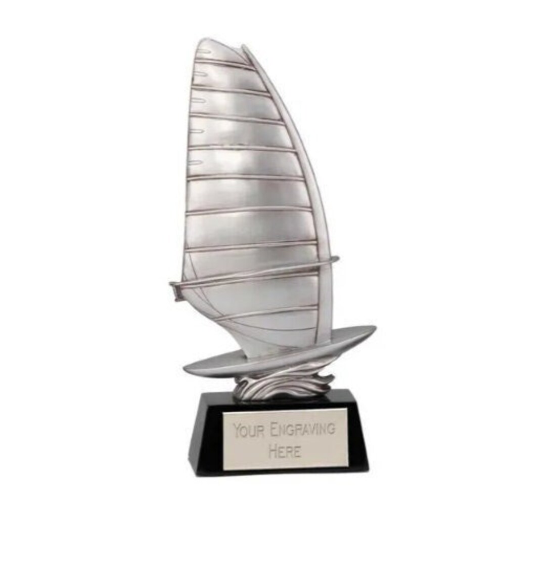 Windsurfing Award Trophy - Personalized Engraving - Etsy