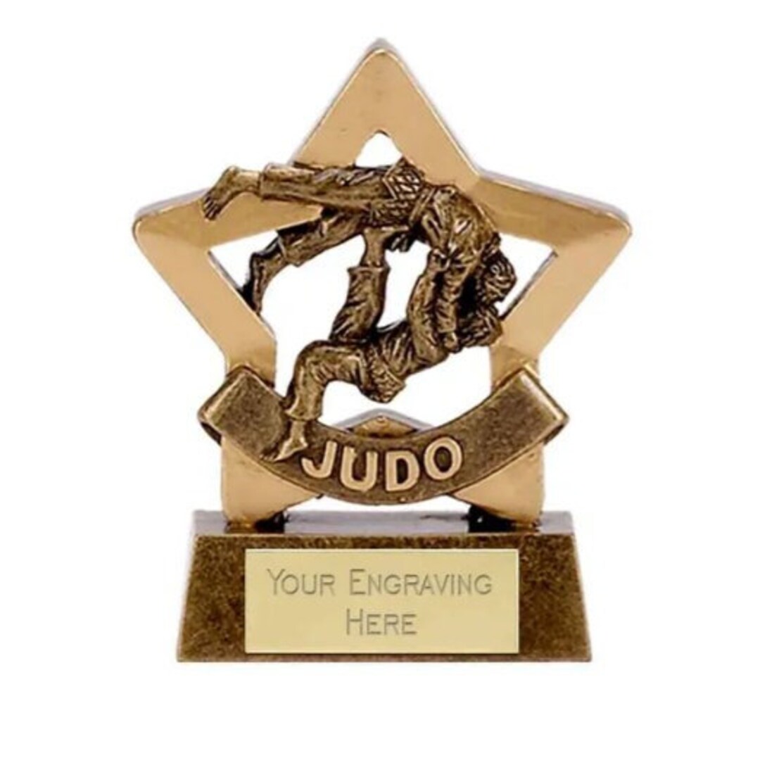 Judo Award Trophy Personalised Engraving - Etsy