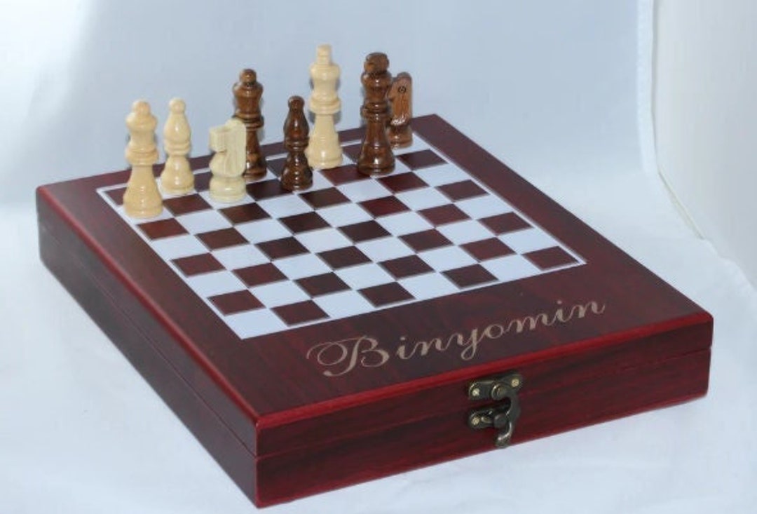 Personalized Chess Set - Rosewood Chess Set - Chess Set Gift - Etsy
