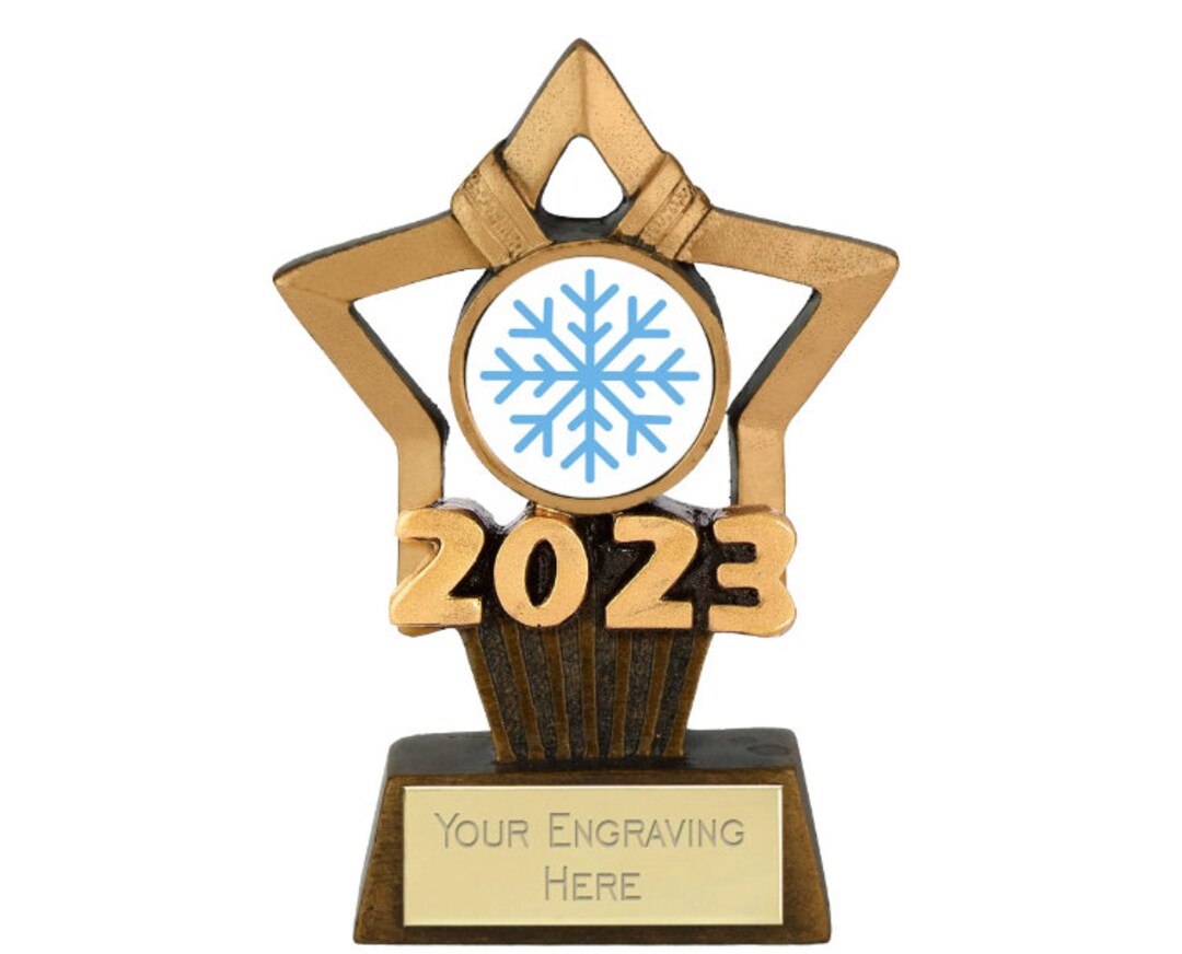 Snowflake 2025 Award Trophy - Personalized Engraving - Etsy