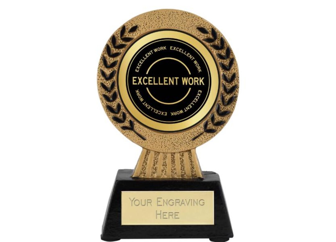 Excellent Work Award - Personalized Engraving - Etsy