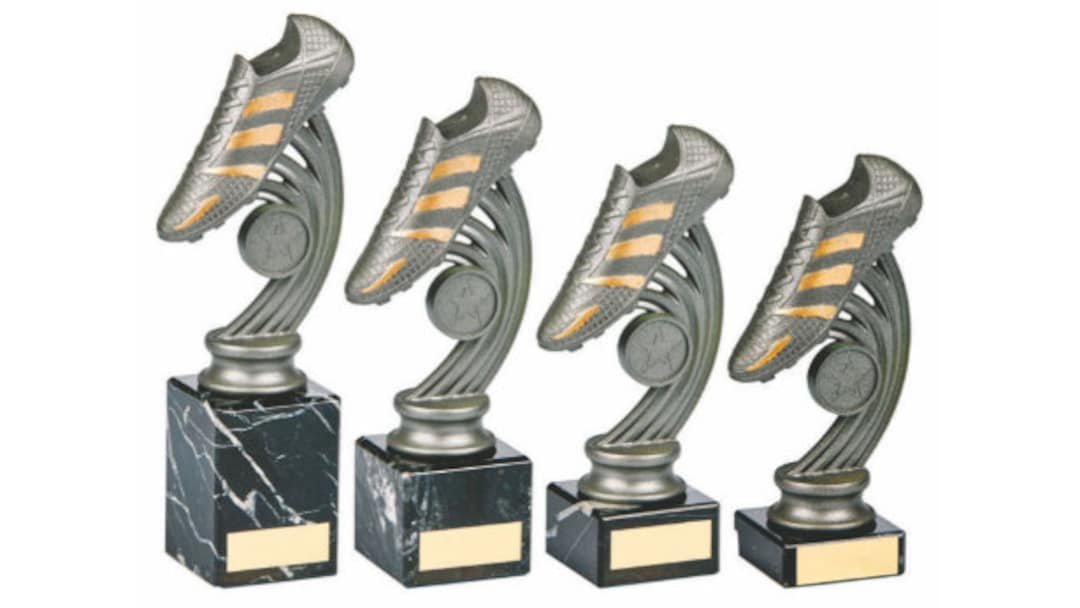 Silver Football Boot Award - Personalized Engraving - Custom Insert - Etsy