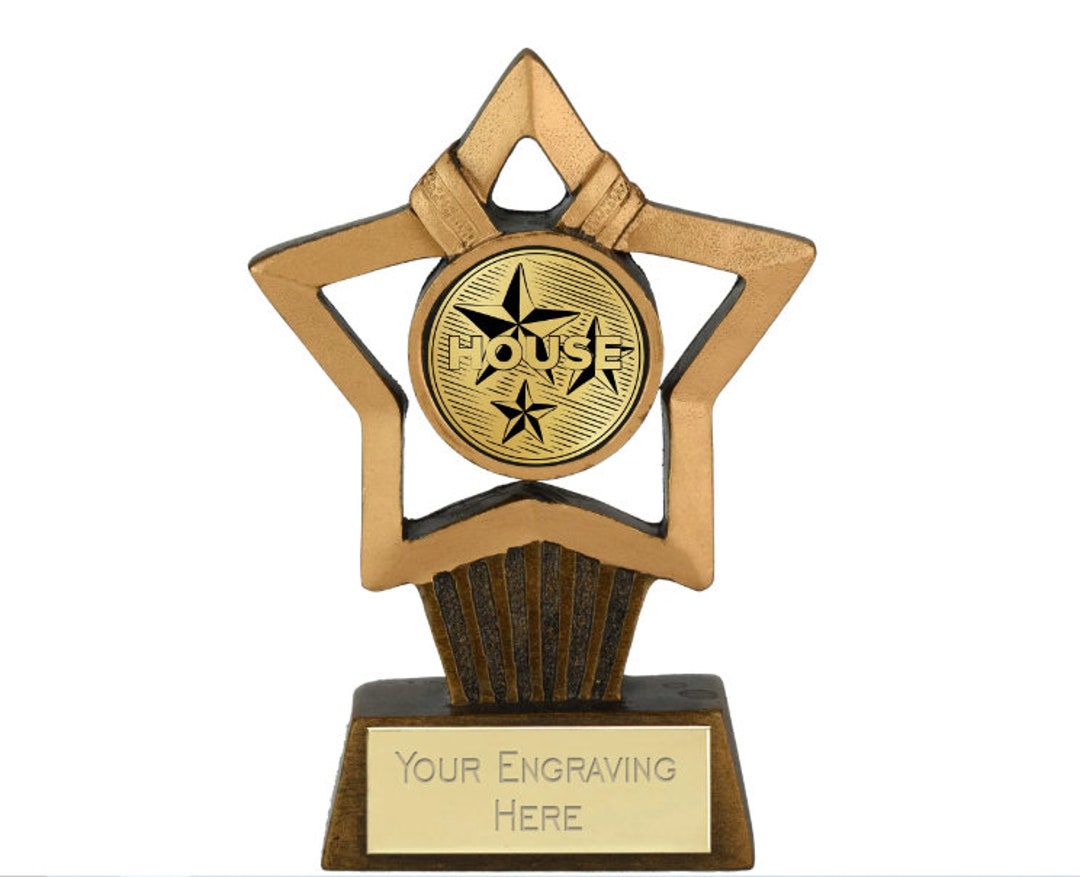 House Award Trophy - Personalized Engraving - Etsy