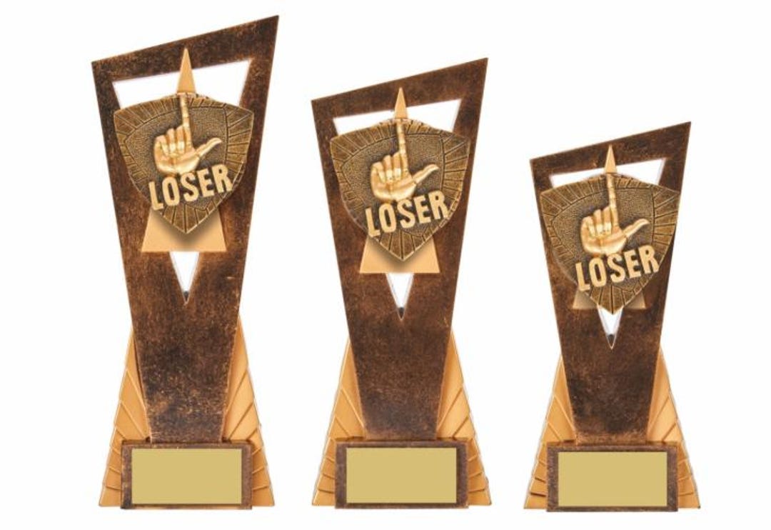 Loser Award Trophy - Personalized Engraving - Etsy