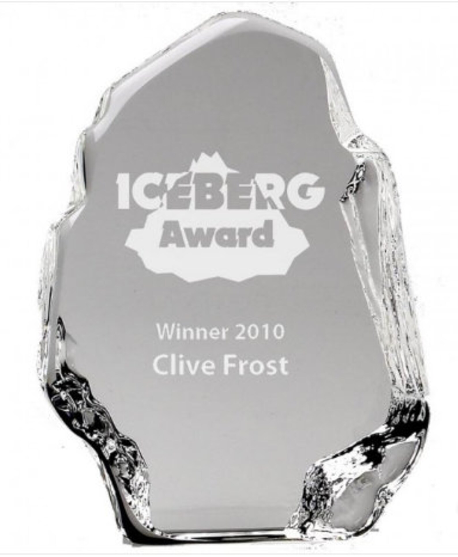 Iceberg Crystal Glass Award Trophy Personalized Engraving - Etsy UK