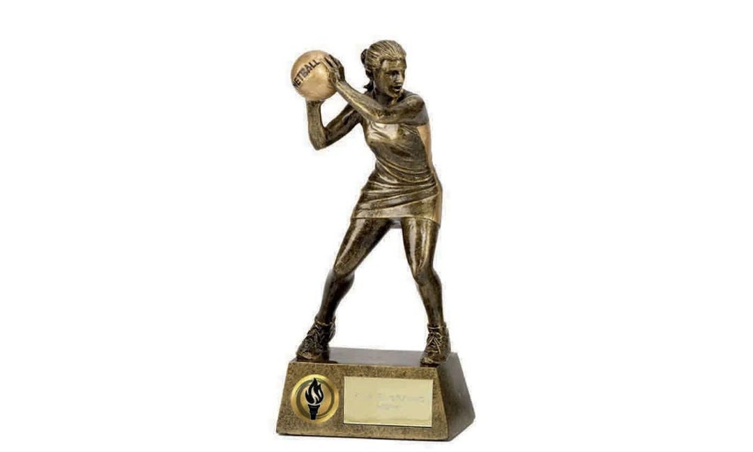 Netball Award Trophy - Personalised Engraving - Customize Insert - Etsy