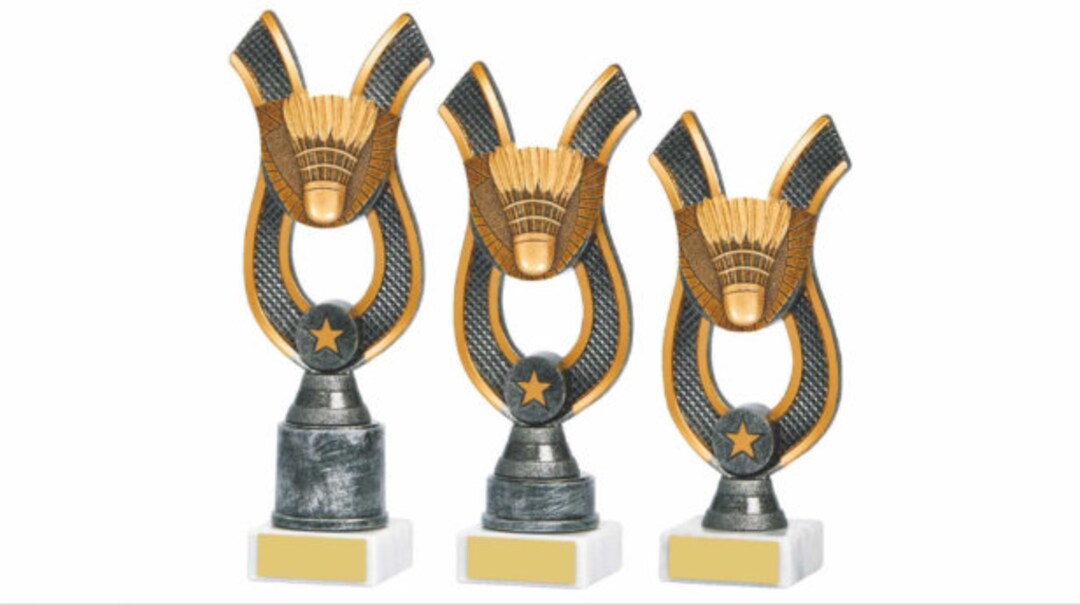 Badminton Award Trophy - Personalized Engraving - Etsy