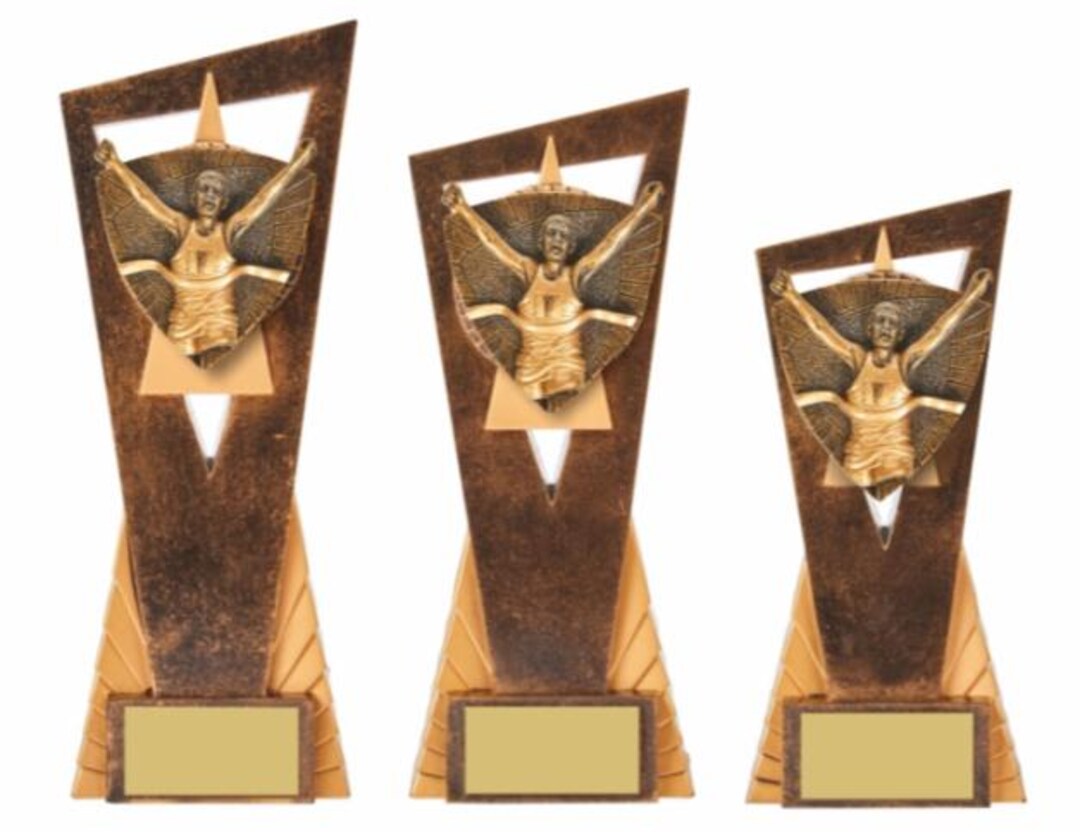 Male Runner Award Trophy - Personalized Engraving - Etsy