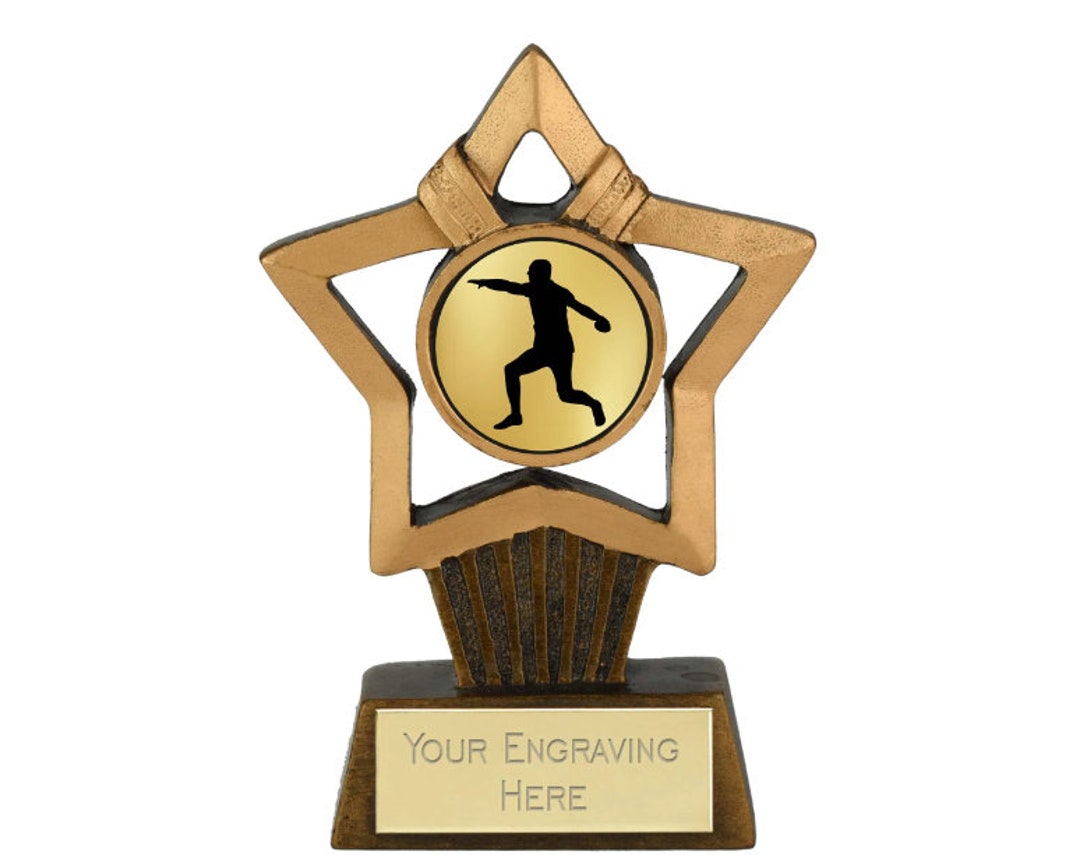 Track and Field Discus Award Trophy - Personalized Engraving - Etsy