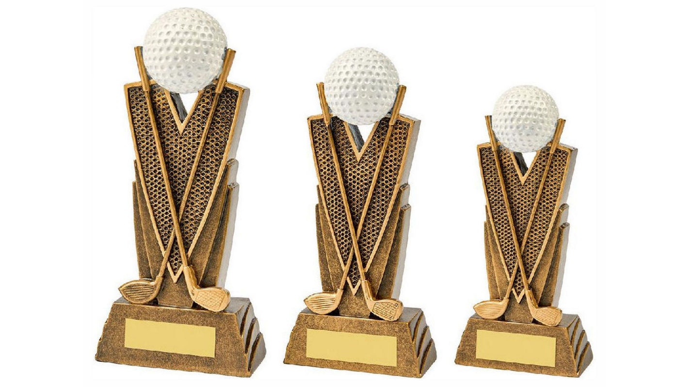 Golf Ball Award Trophy - Personalized Engraving - Etsy