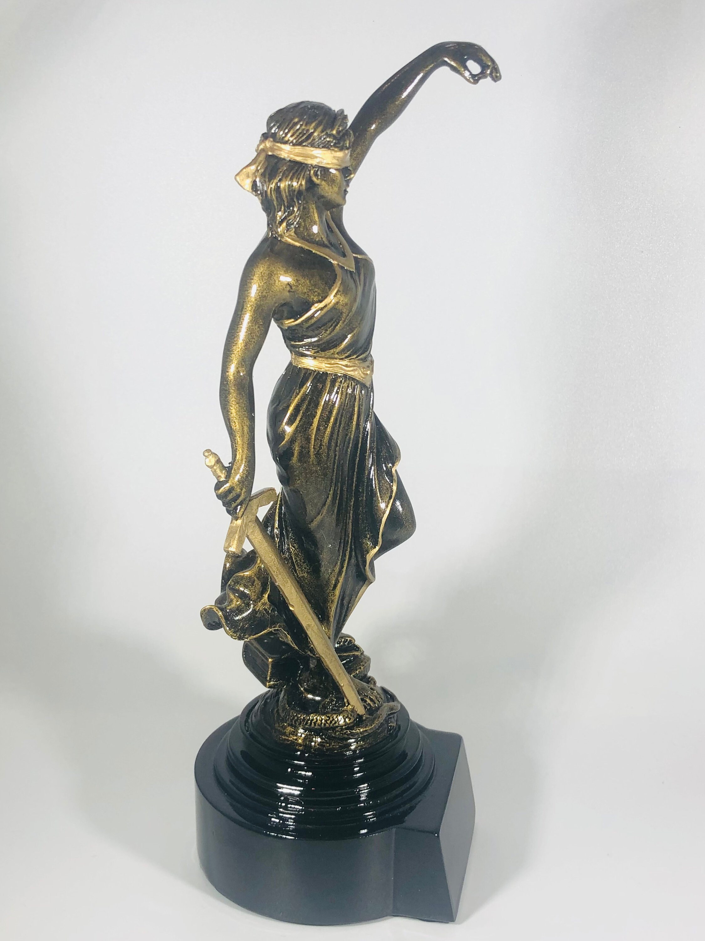 Lady Justice Award Trophy - Personalised Engraving - Etsy