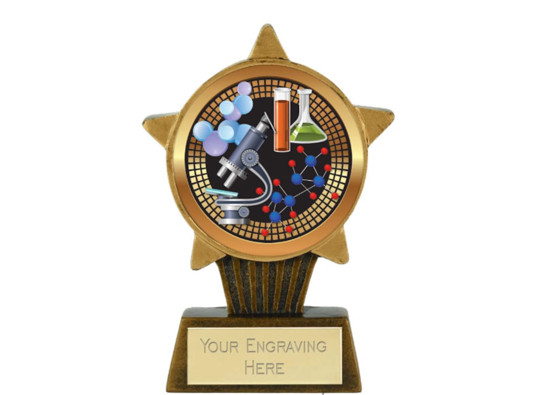 Science Award Trophy - Personalized Engraving - Etsy