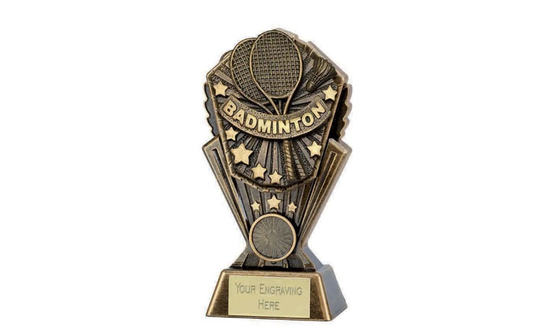 Badminton Award Trophy - Personalised Engraving - Customize Insert - Etsy