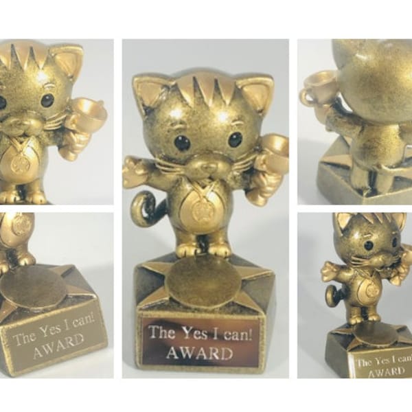 Cat Trophy - Etsy