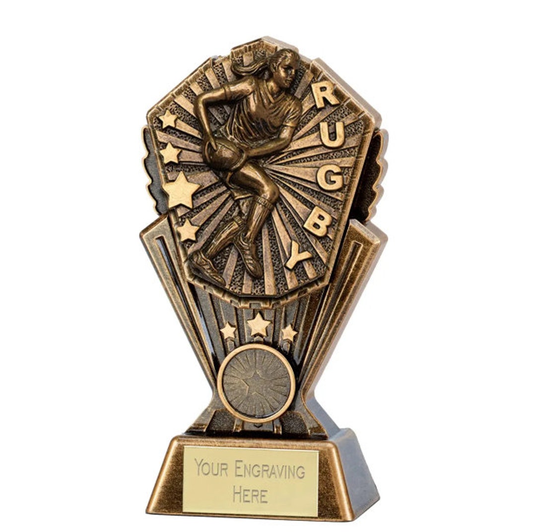Rugby Female Award - Personalised Engraving - Custom Inserts - Etsy
