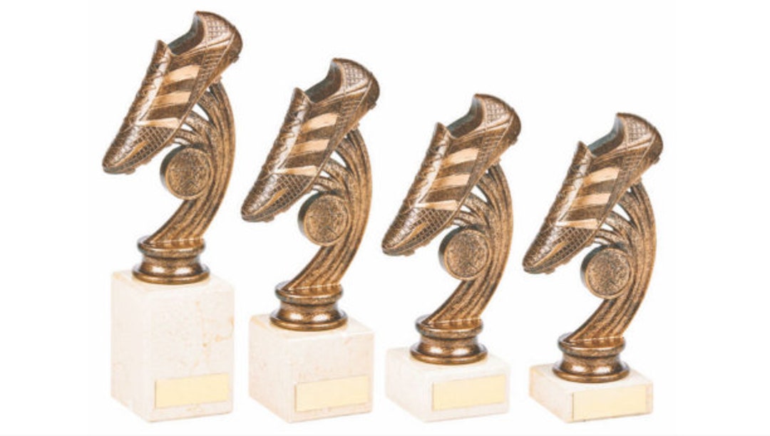 Buy Gold Football Boot Award - Personalized Engraving - Custom Insert ...