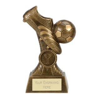 Football Boot Award Trophy- Personalized Engraving - Custom Insert - Etsy