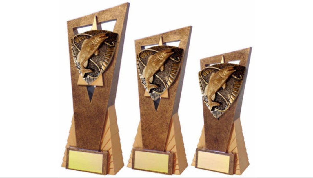 Fishing Award Trophy - Personalized Engraving - Etsy