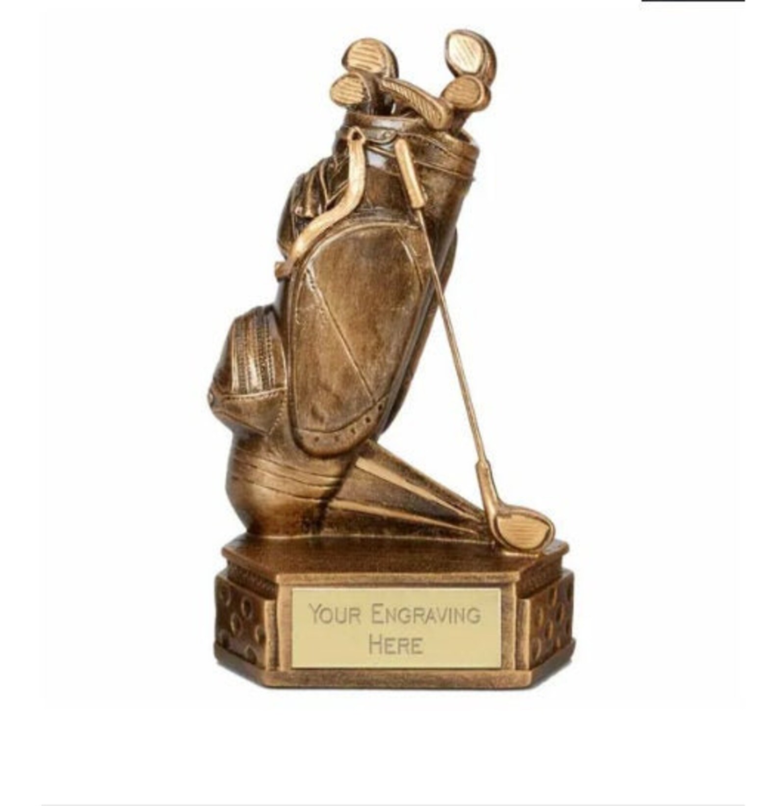Golf Bag Trophy Award - Personalised Engraving - Etsy