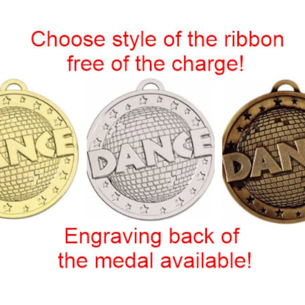 Dance Medal - Etsy