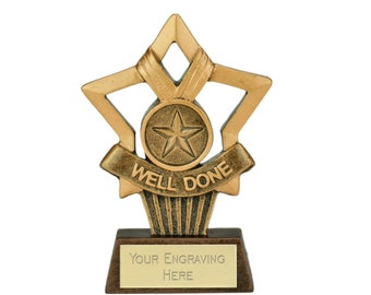 Well Done Wooden Medal With Ribbon Personalised With Name Well Done ...