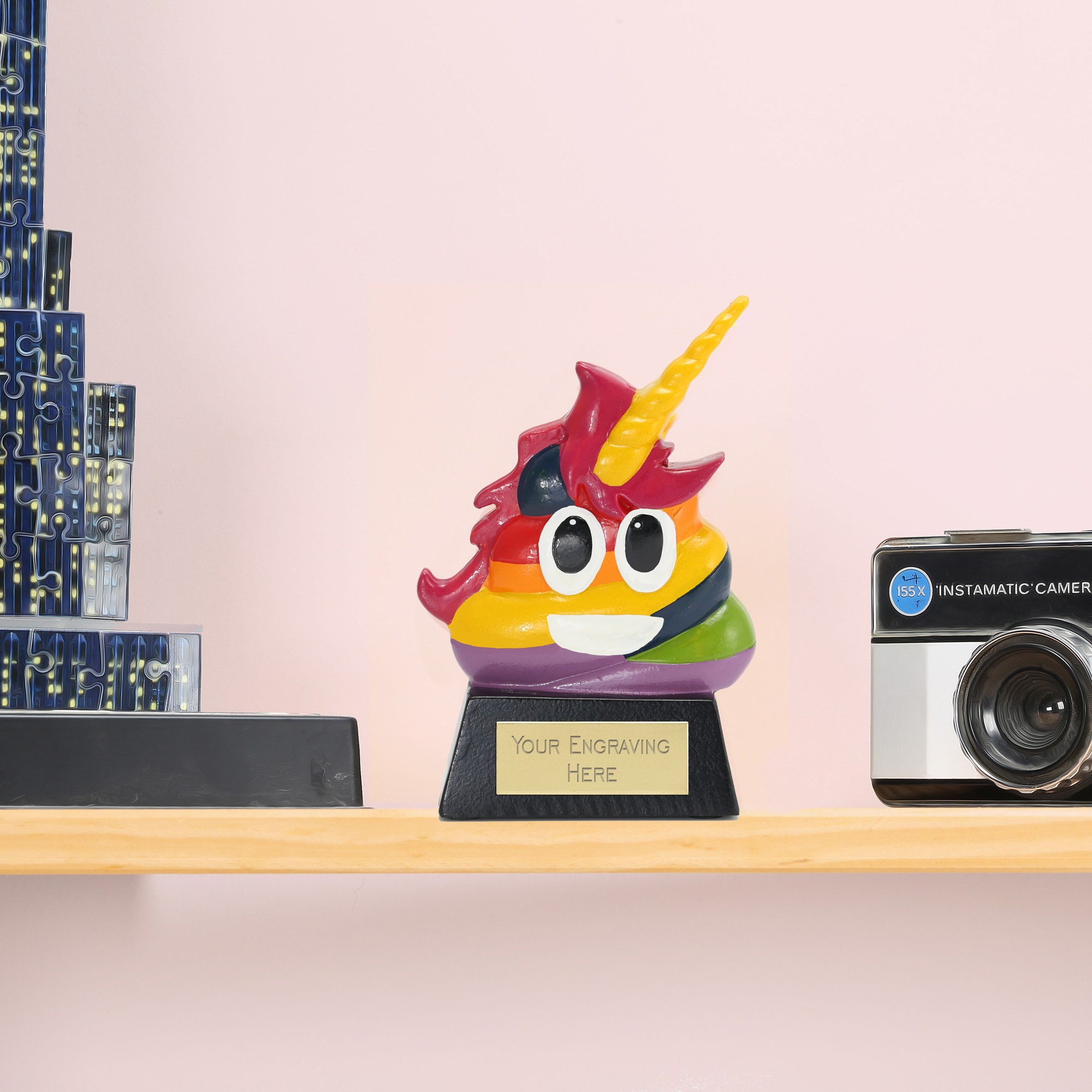 Unicorn Rainbow Award Trophy Personalized Engraving | Etsy