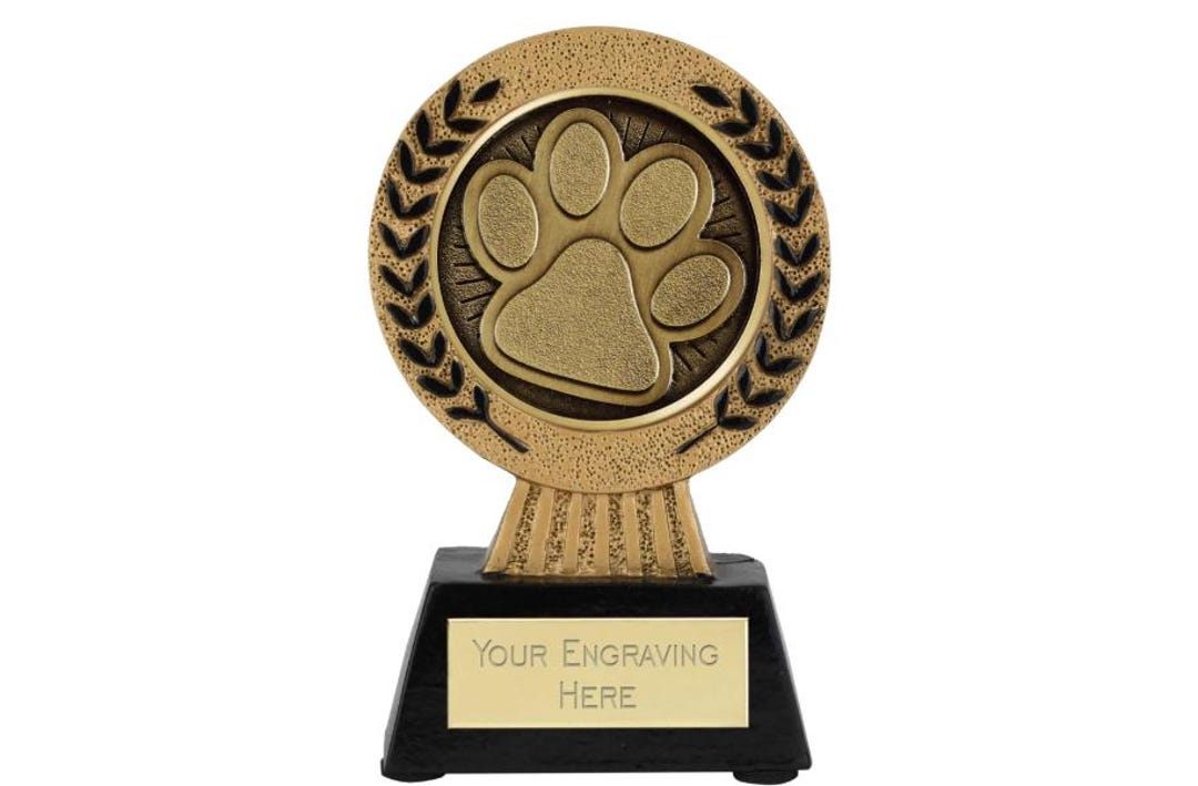 Dog Paw Award - Personalized Engraving - Etsy