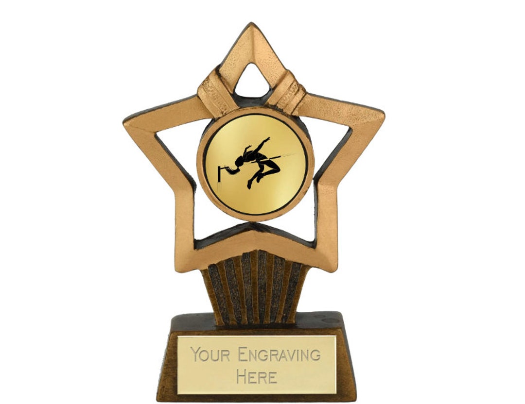 High Jump Female Award Trophy - Personalized Engraving - Etsy