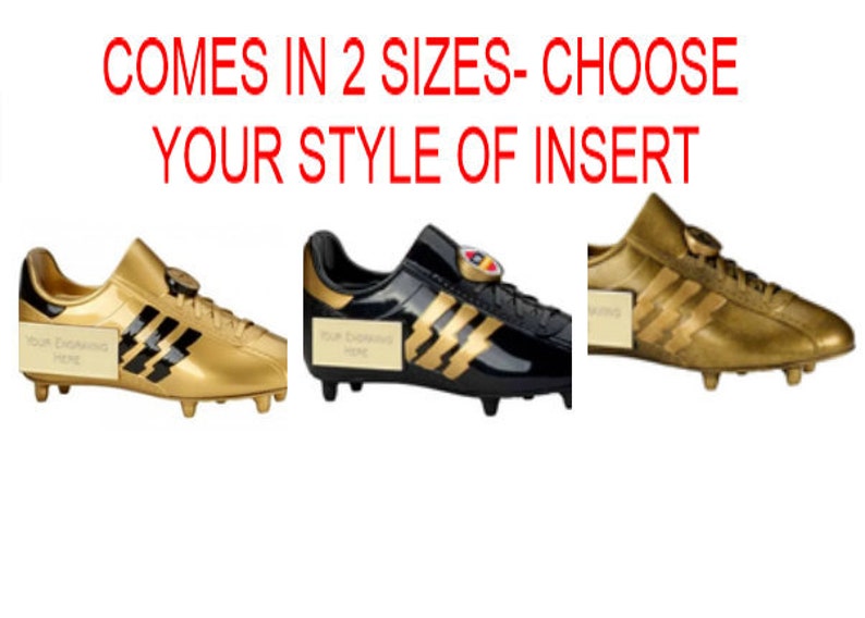 Football Boot Award - Personalized Engraving - Custom Insert - Etsy