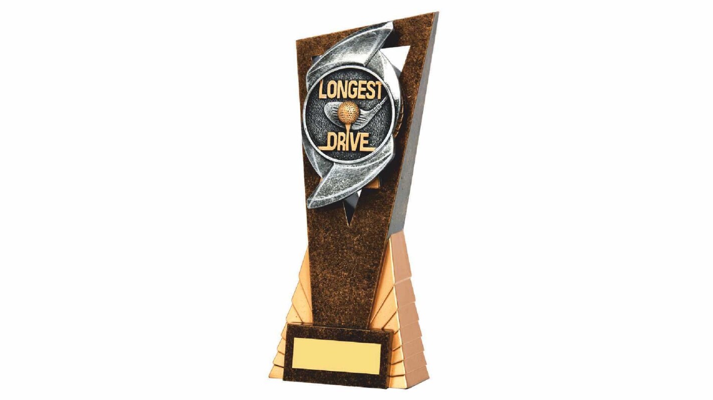 Golf Longest Drive Award Trophy Personalized Engraving - Etsy