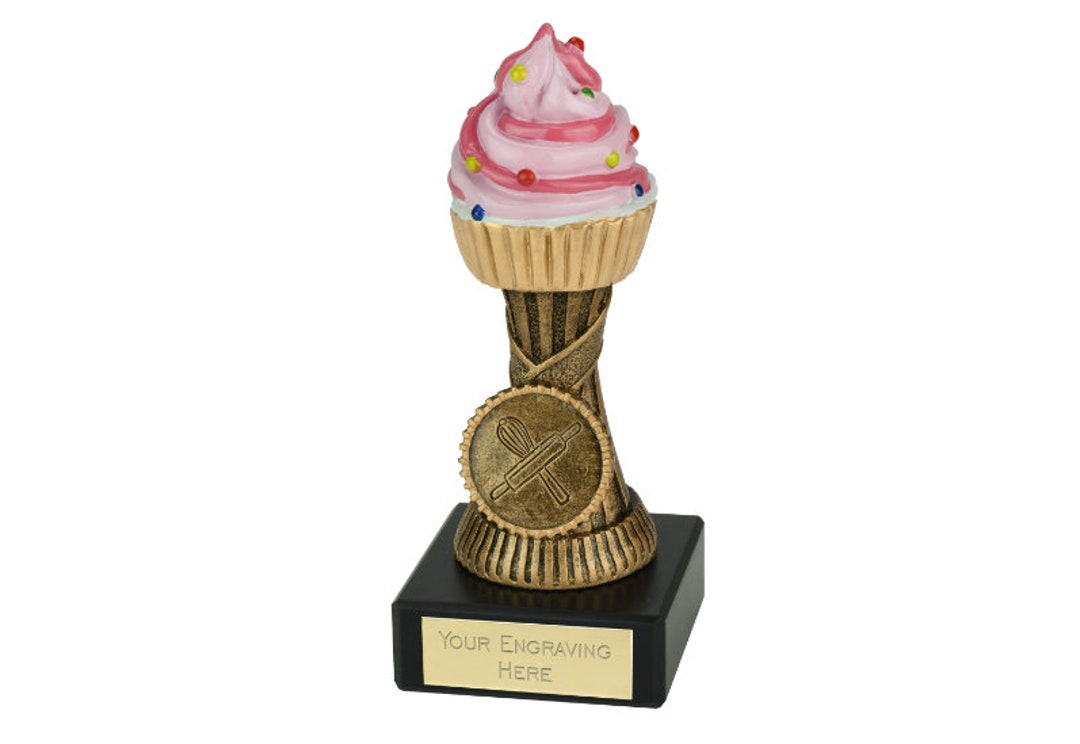 Cupcake Award - Personalized Engraving - Custom Insert - Etsy