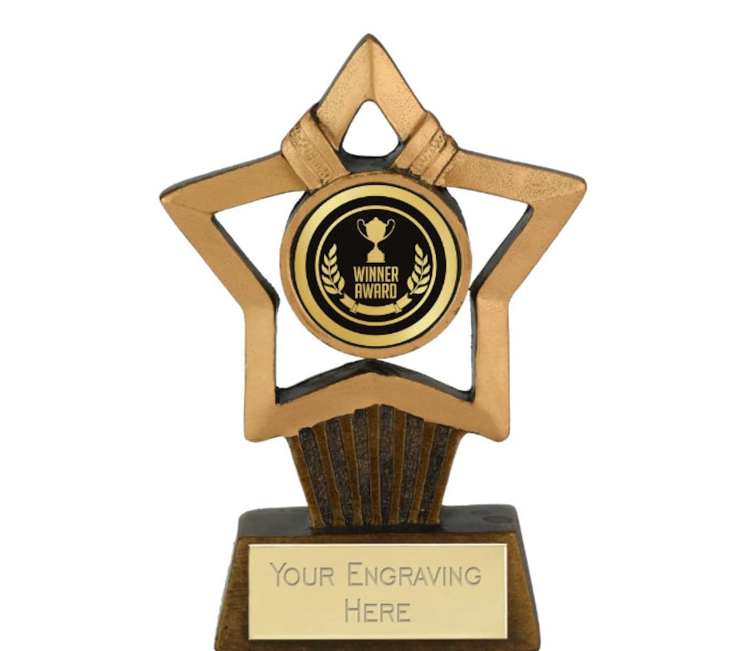 Winner Award Trophy - Personalized Engraving - Etsy