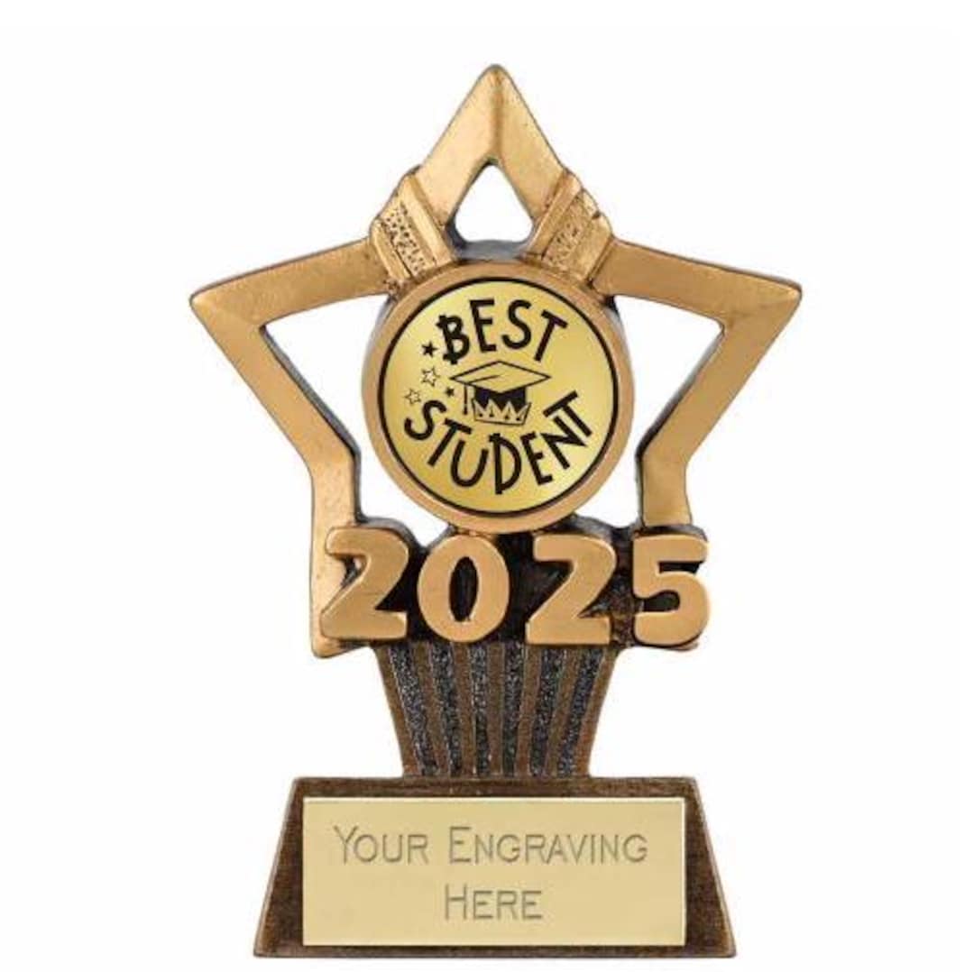 Best Student 2025 Award - Personalized Engraving - Etsy UK
