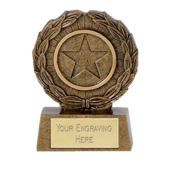 Star Laurel Award Trophy Personalized Engraving | Etsy