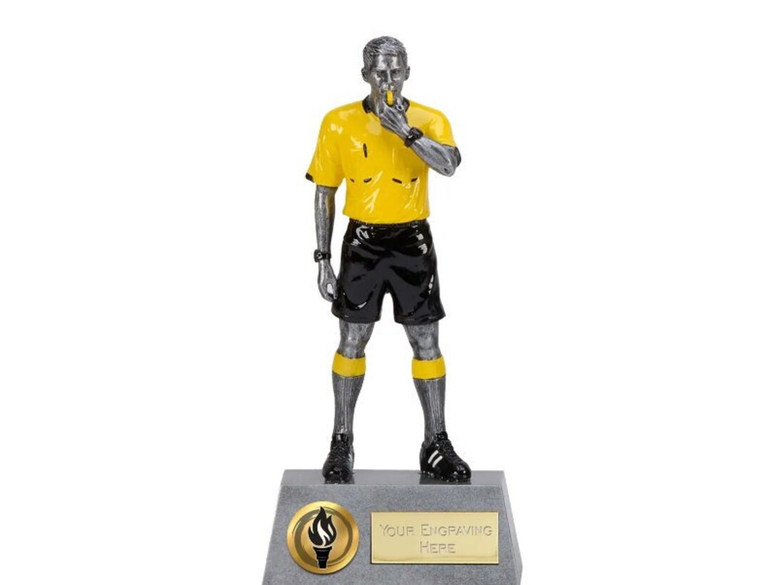 Football Referee Trophy Award - Personalized Engraving - Custom Insert ...