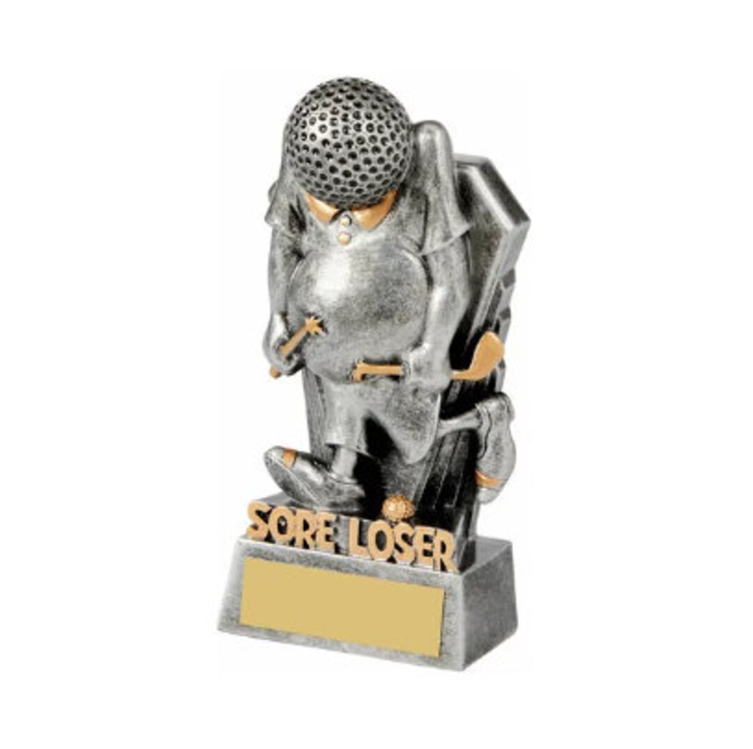 Golf Sore Loser Award Trophy - Personalized Engraving - Etsy