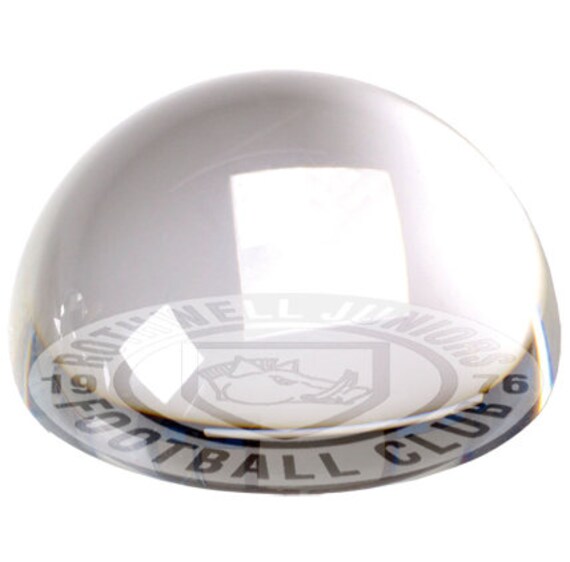 Flat Crystal Paperweight Award Personalized Engraving Gift - Etsy