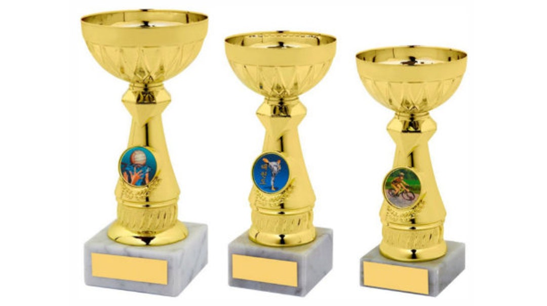 Gold Metal Trophy Cup - Personalized Engraving - Custom Insert - Etsy