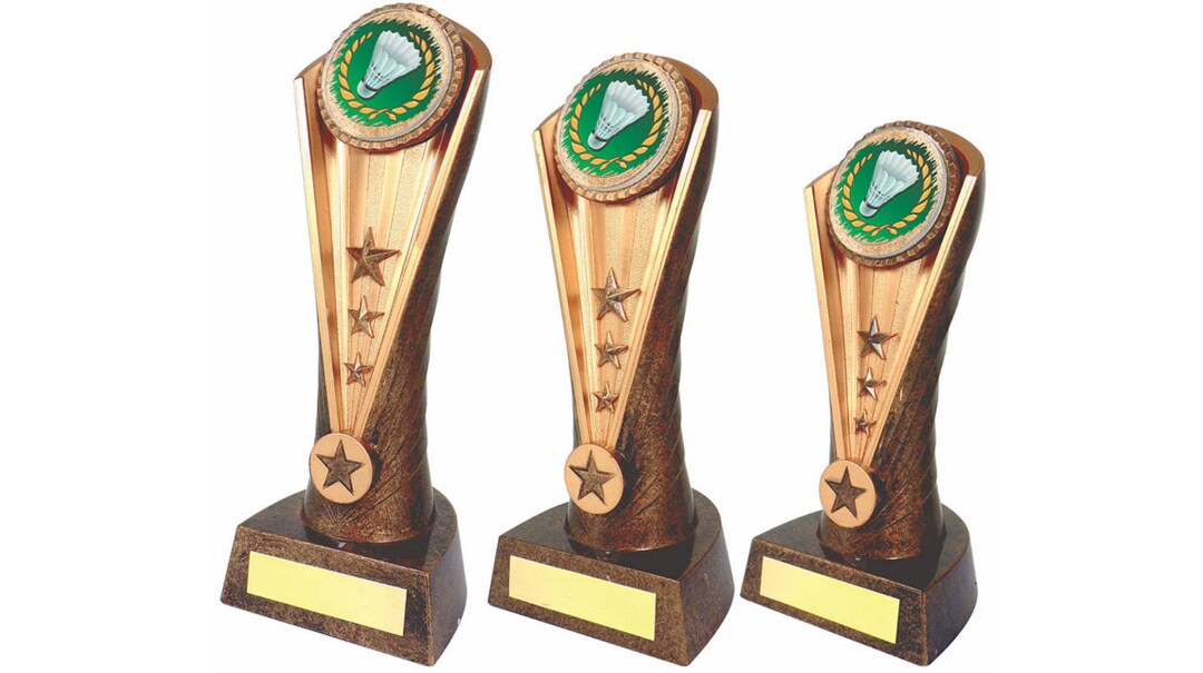 Badminton Award Trophy - Personalized Engraving - Custom Inserts - Etsy