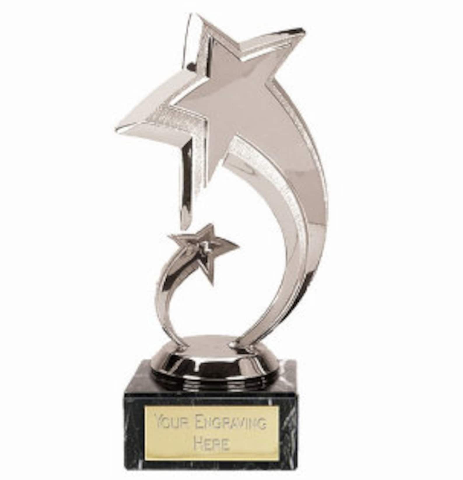 Star Award Trophy - Personalized Engraving - Etsy UK