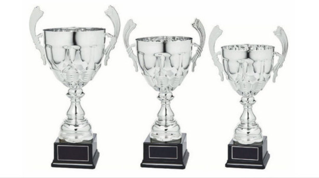 Silver Metal Trophy Cup With Handles - Personalized Engraving - Etsy