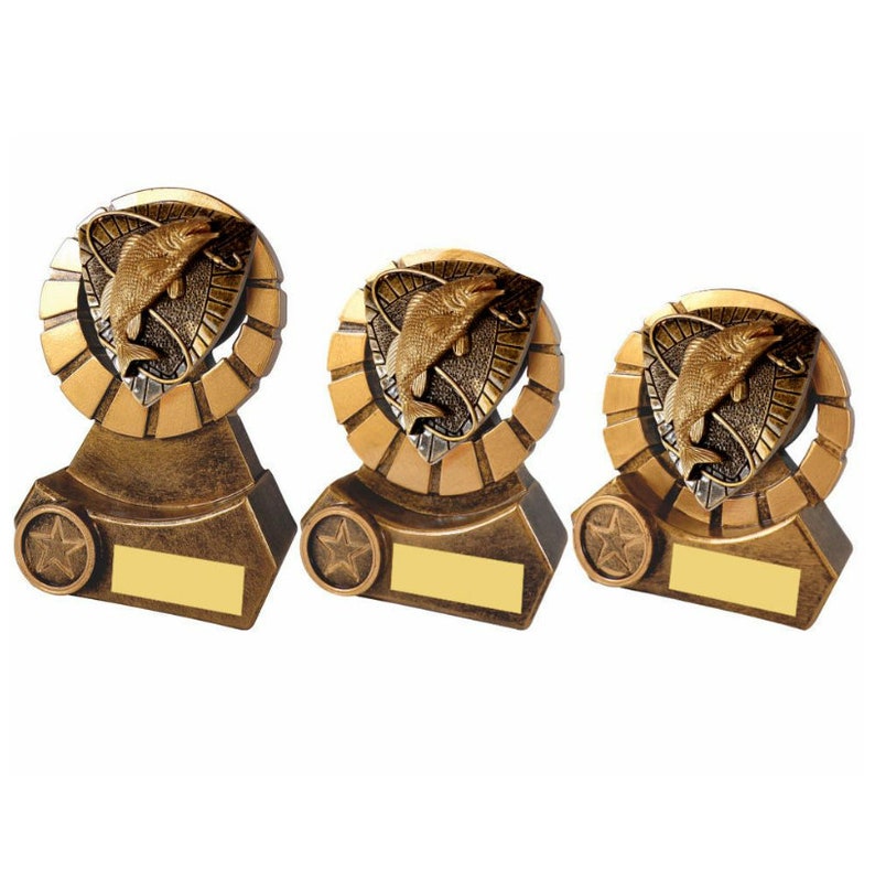 Fishing Award Trophy - Personalized Engraving - Custom Insert - Etsy