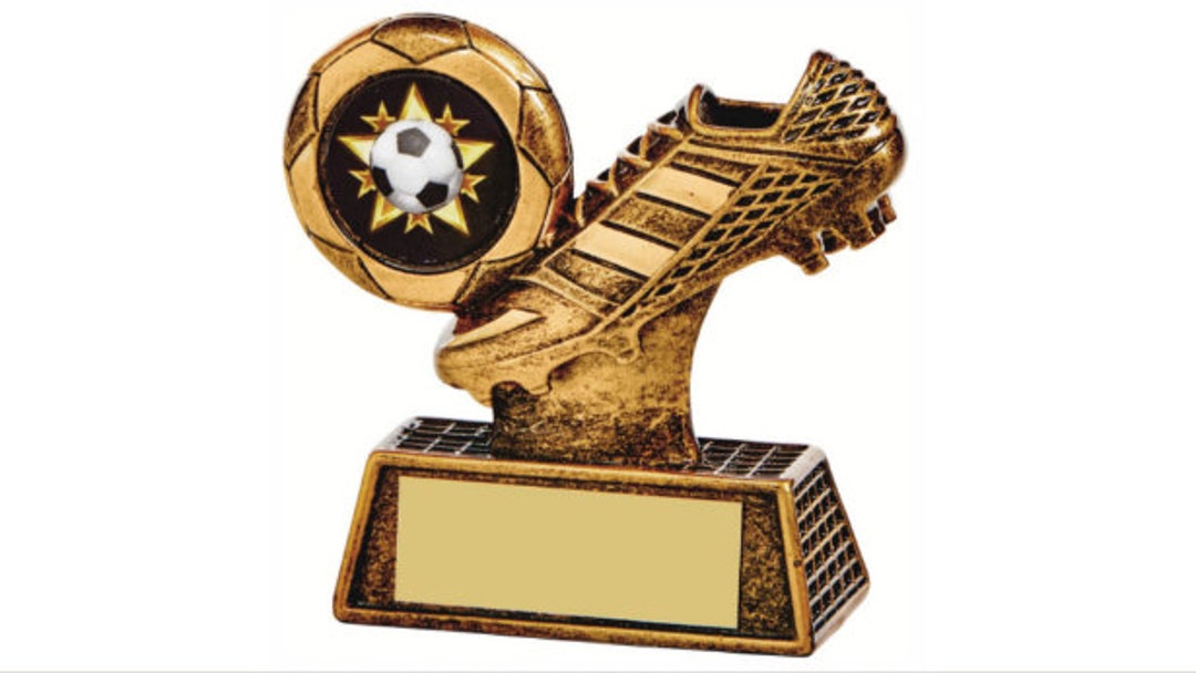 Football Boot and Ball Award - Personalized Engraving - Custom Insert ...