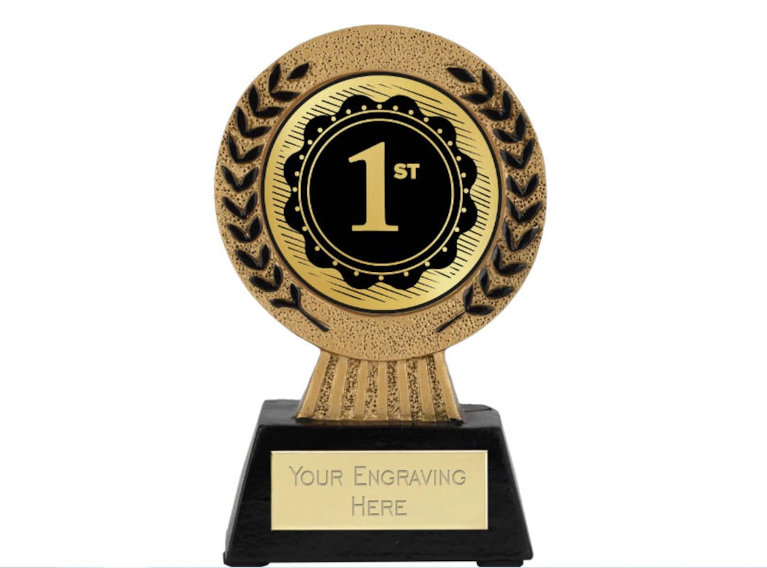 1st Place Award Trophy - Personalized Engraving - Etsy
