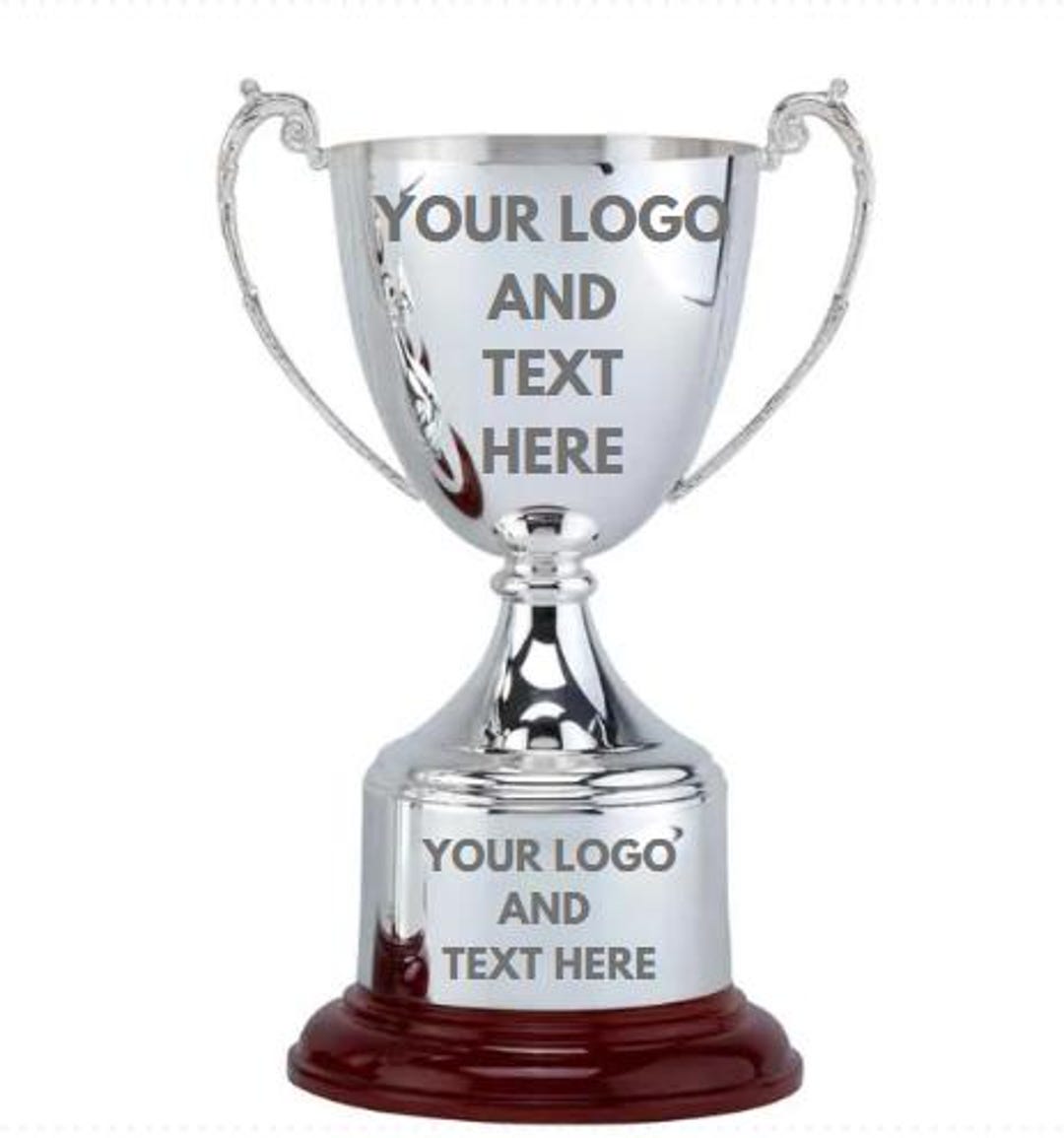 Silver Plated Trophy Cup - Personalized Engraving - Etsy