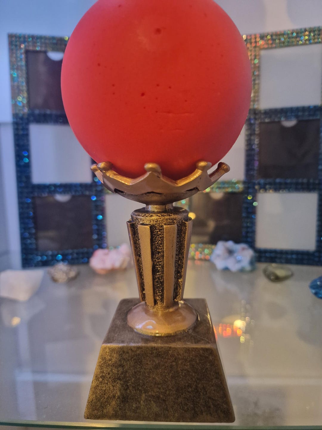 Cricket Ball Display Stand - Cricket Ball Holder - Personalised ...