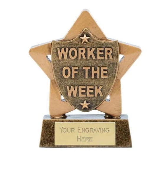 Employee Award Trophy Personalized Engraving | Etsy