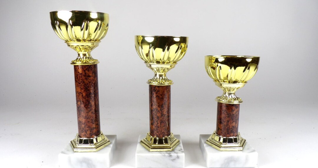 Gold Bronze Metal Trophy Cup - Personalized Engraving - Etsy