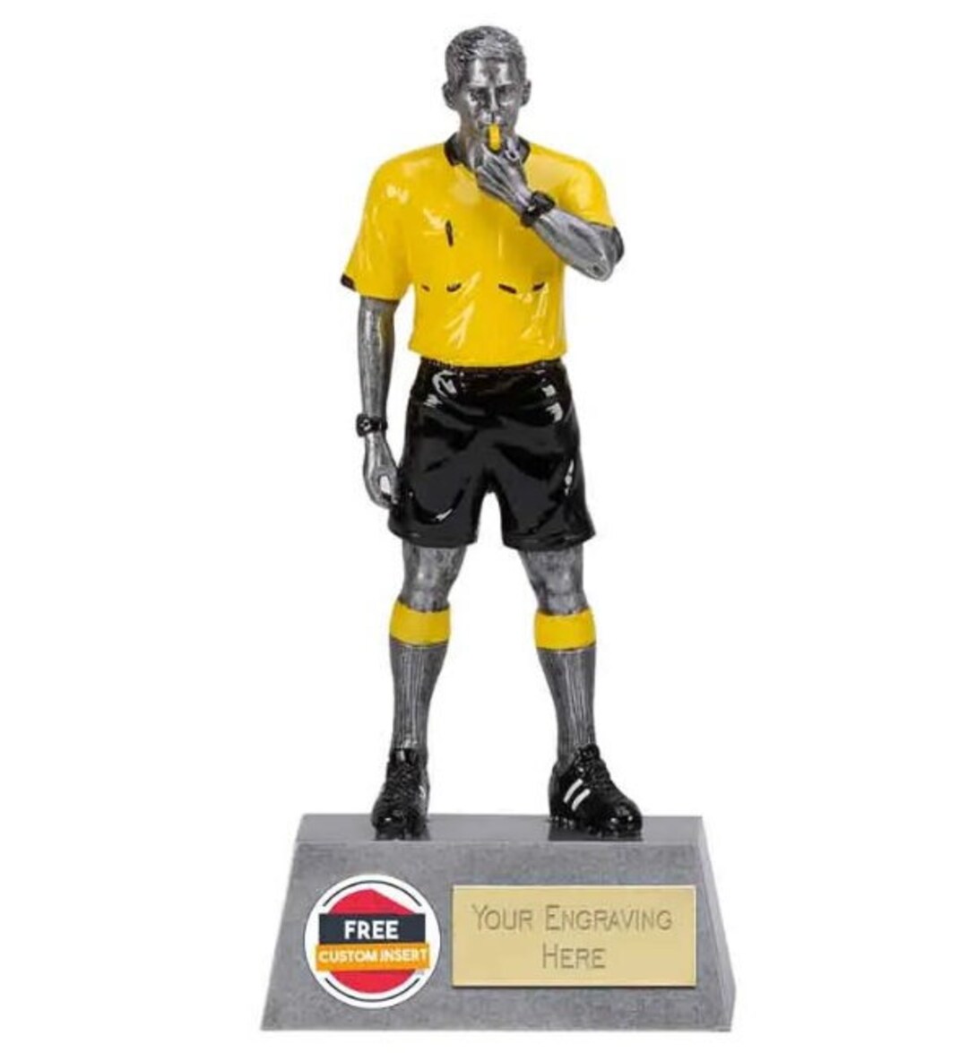 Football Referee Trophy Award Personalized Engraving - Etsy